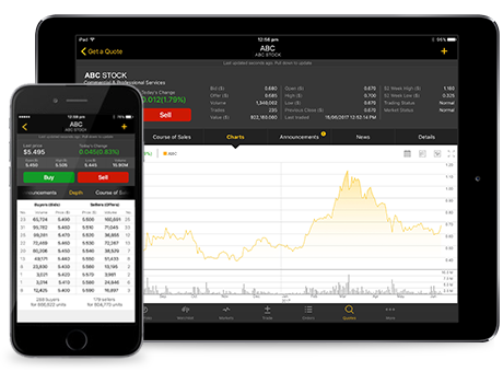 CommSec Mobile - Download via the App Store and Google play
